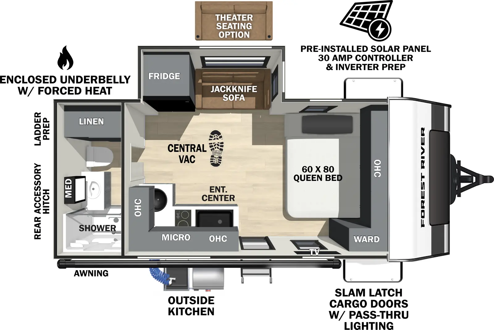 Ibex Floorplans - Forest River RV