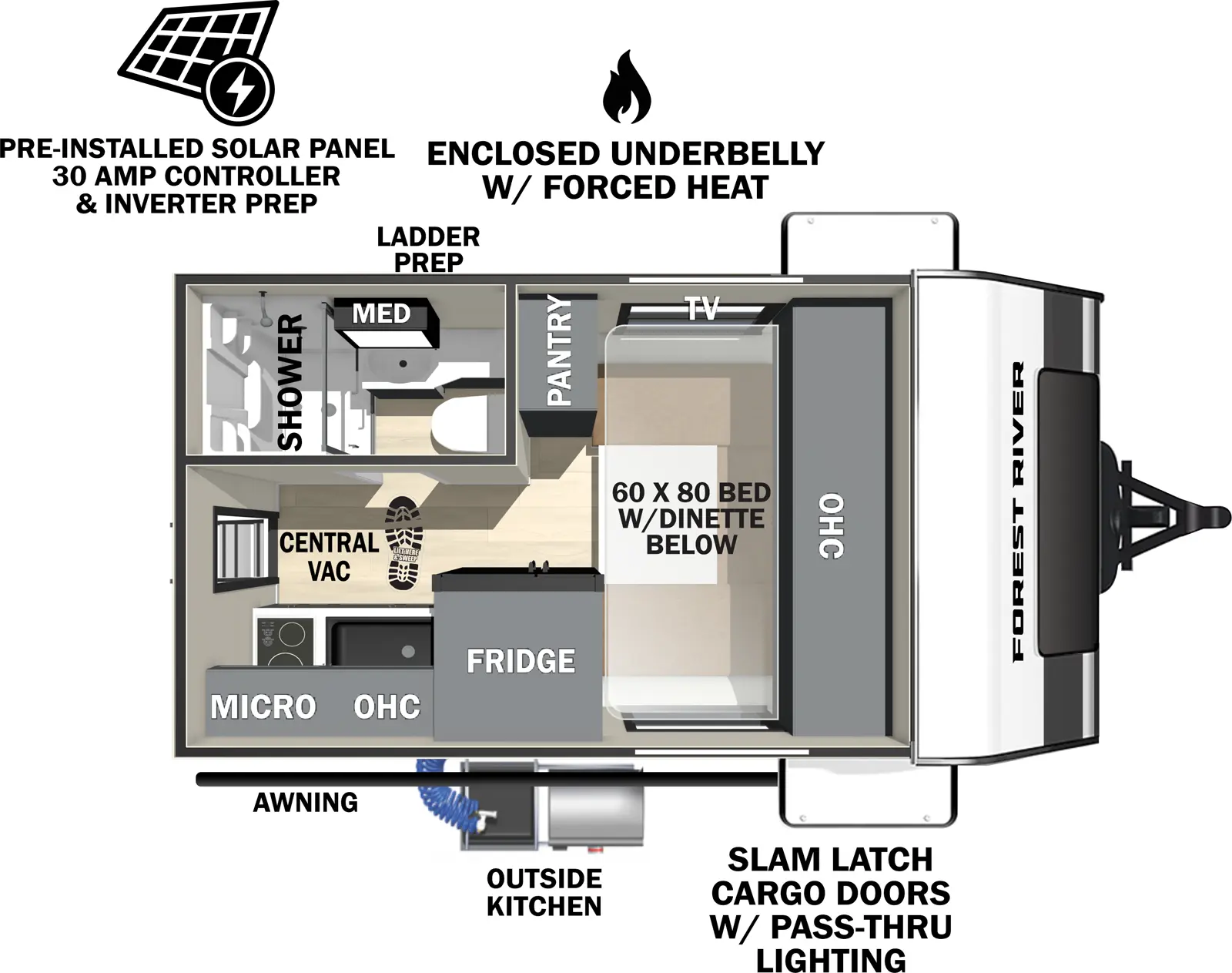 Ibex Floorplans - Forest River RV